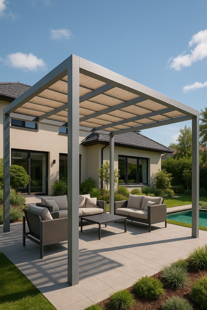 Build a Modern Steel Pergola That Defies Time and Weather | Symmtrex